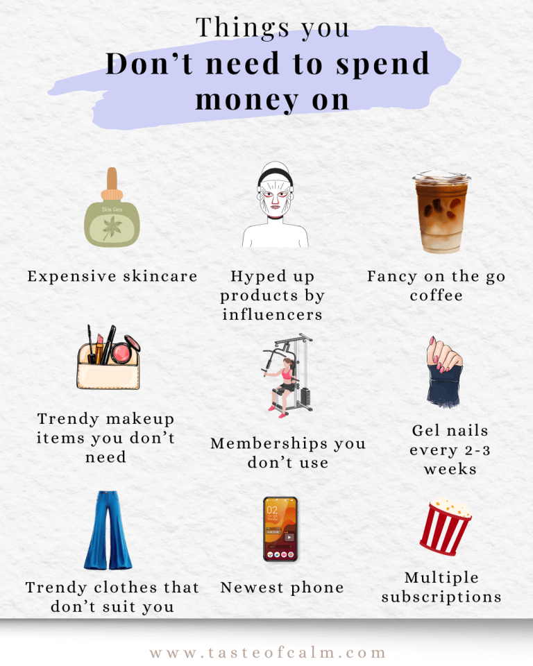 How to save money: simple habits that work - Taste of Calm